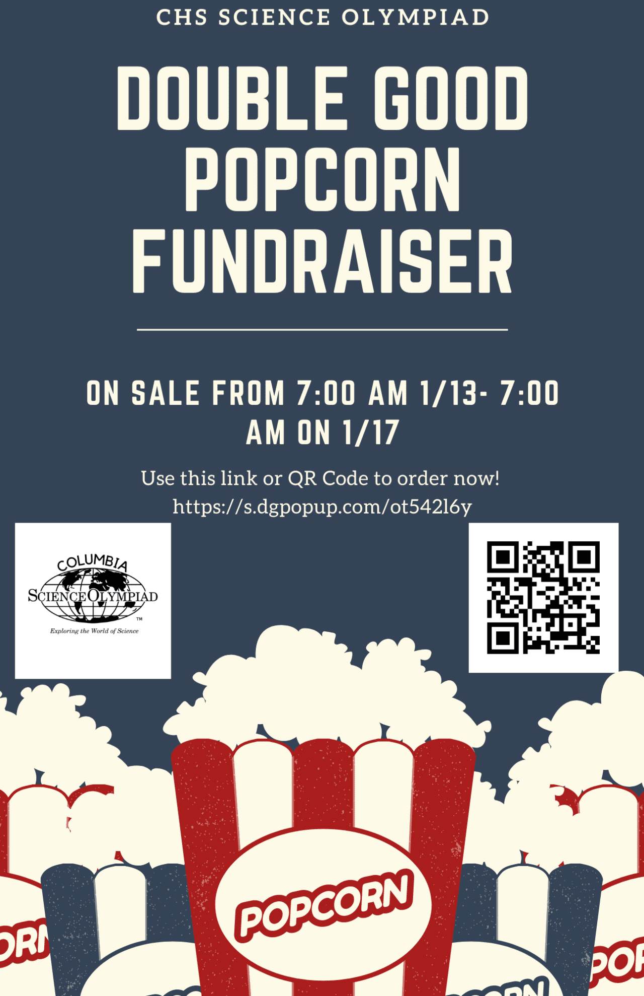 Double Good Popcorn Fundraiser to Benefit CHS Science Olympiad | East ...