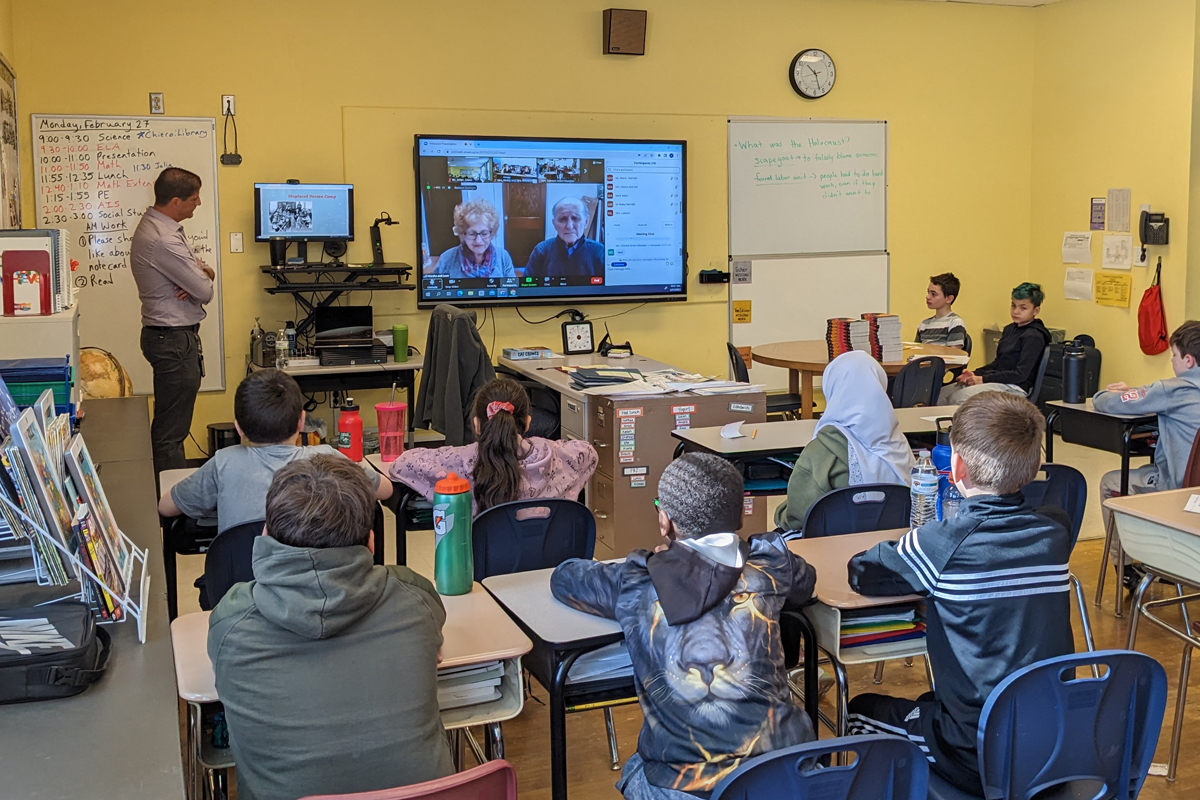 Children Of Holocaust Lead Virtual Presentation For 5th Grade 