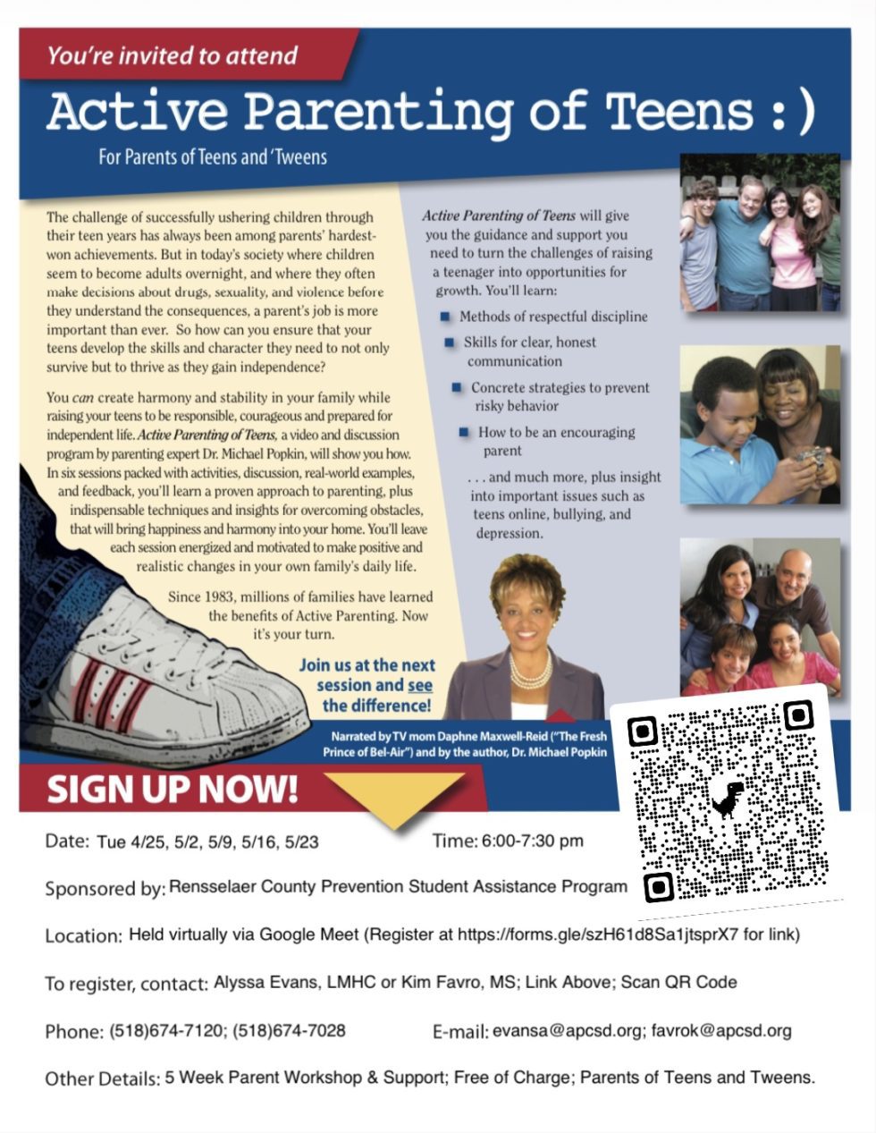 Free Active Parenting Workshops | East Greenbush CSD