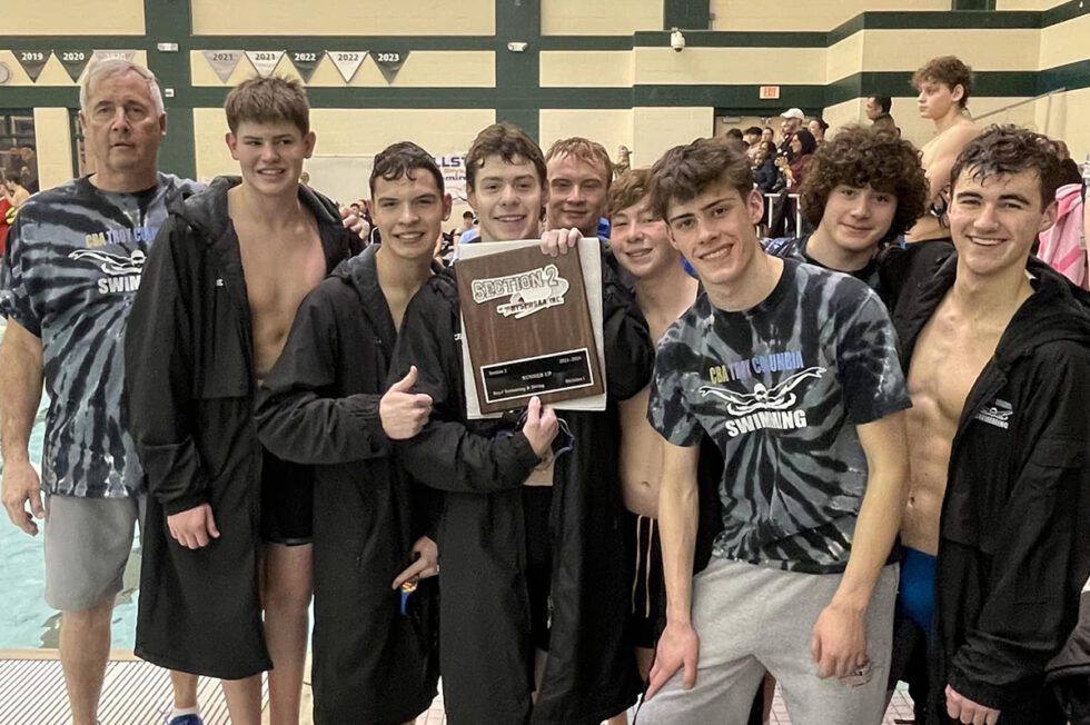 CBA-Troy-Columbia Swim Team Places 2nd at Sectionals, Andrew Orcutt ...